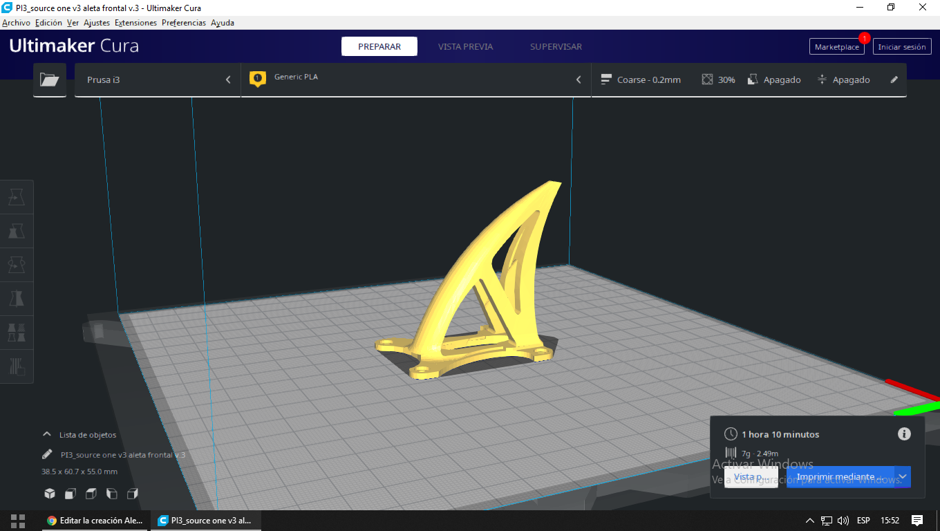 STL file Tbs Source One V3 Racer Drone Fin・3D printer model to download ...