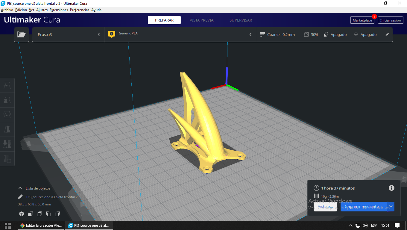 STL file Tbs Source One V3 Racer Drone Fin・3D printer model to download ...