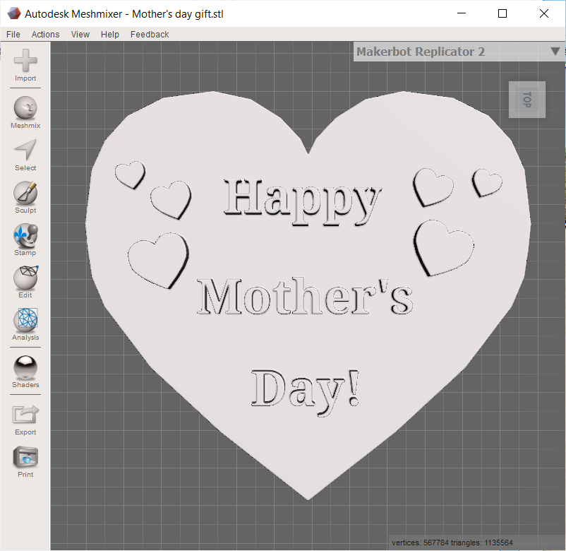 STL file Mother's day gift・3D printable model to download・Cults
