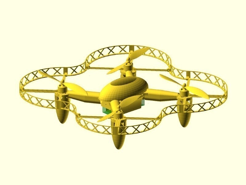 STL file Drone Quadcopter 🎲・3D printing template to download・Cults