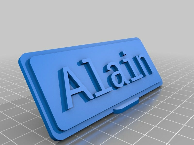 Free STL file alain・3D printer design to download・Cults