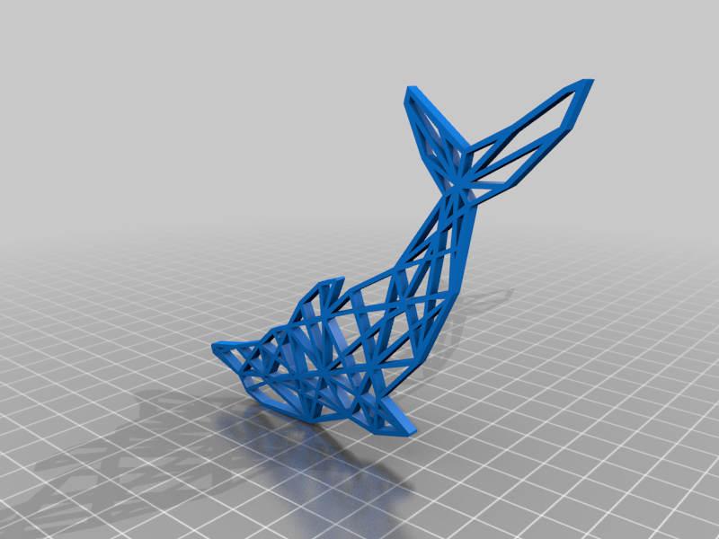 Free STL file Dolphin 2D Wall Sculpture・3D printable design to download ...