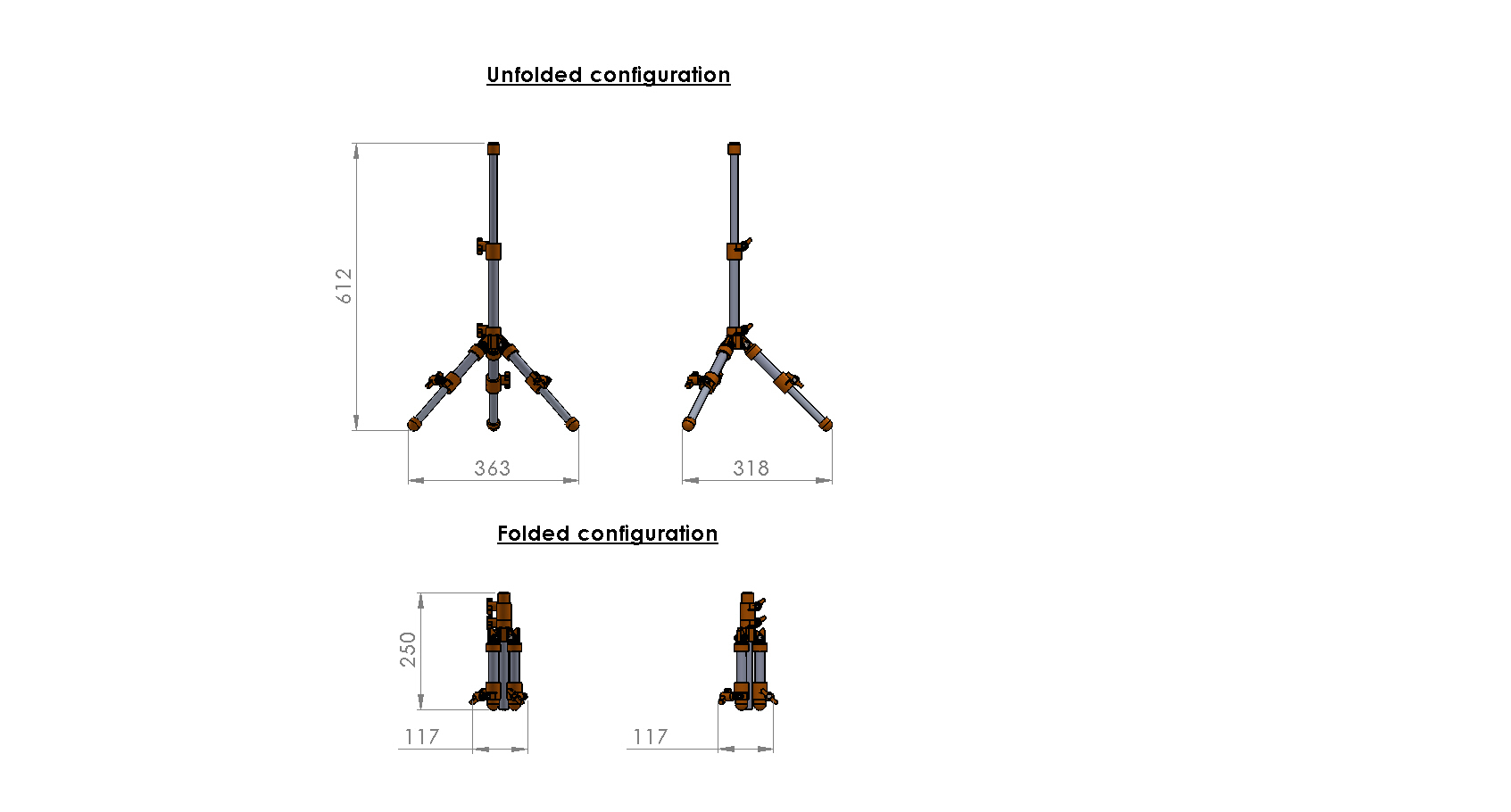 Free 3D file Compact photo tripod・3D print object to download・Cults