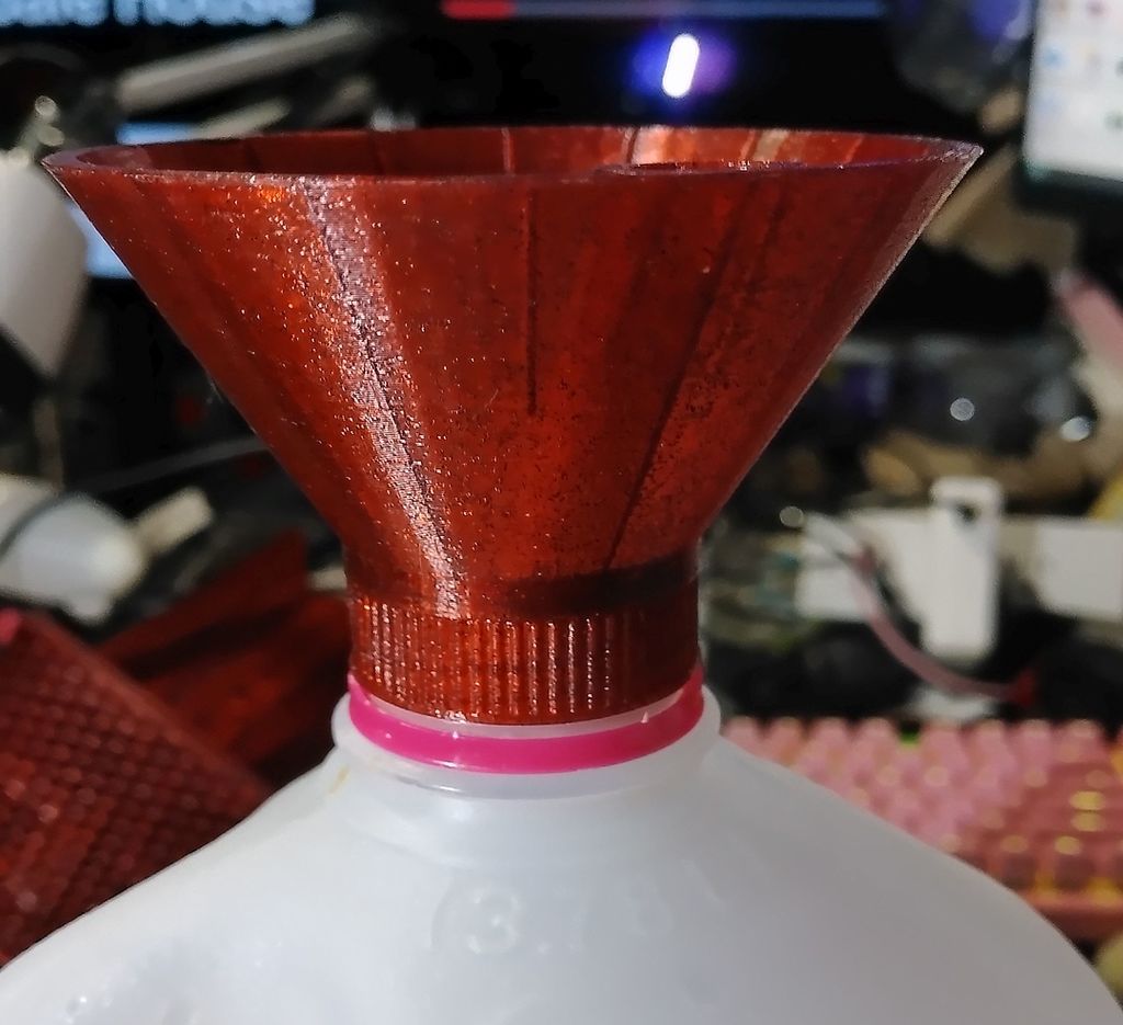 Free 3D file Gallon Jug Funnel Snap & Screw・3D printer model to ...