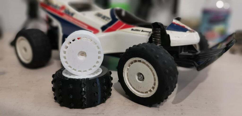 Free STL file Tamiya Thunder Shot 46001 - Tire・3D printer design to ...