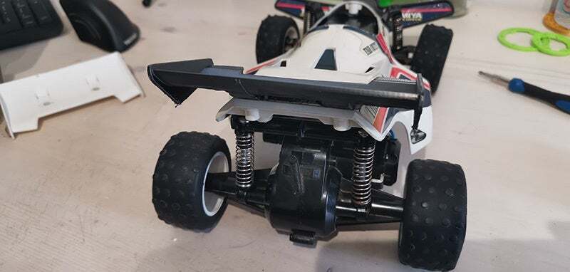 Fichier STL gratuit Tamiya Thunder Shot 46001 - Aileron 🌩️・Modèle à ...
