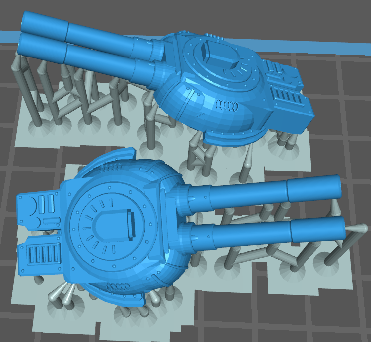 STL file Shoulder Turrets for a Dominus Knight (Presupported)・3D ...