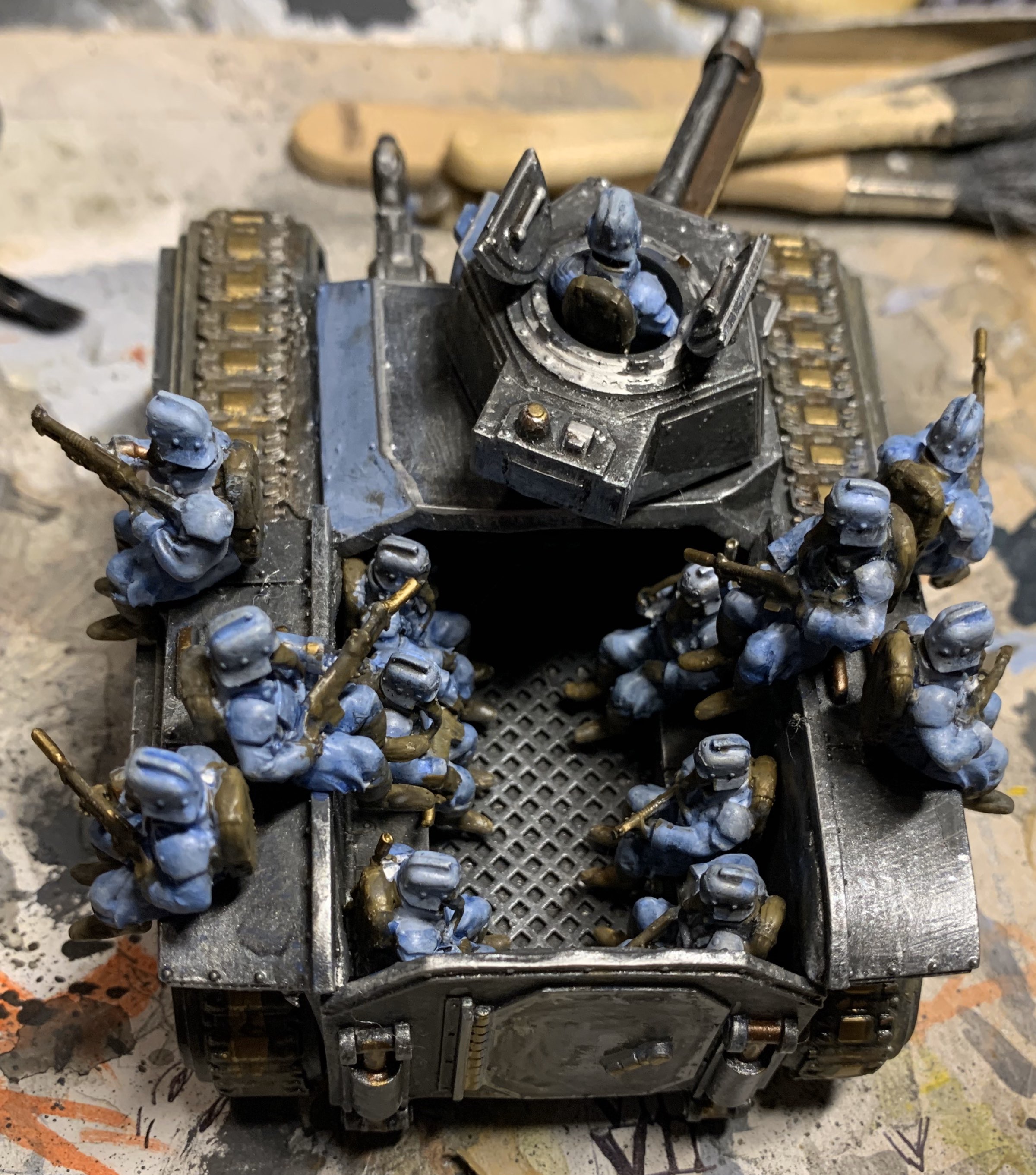 3D printed Interstellar Army Infantry Fighting Vehicle Middles • made ...