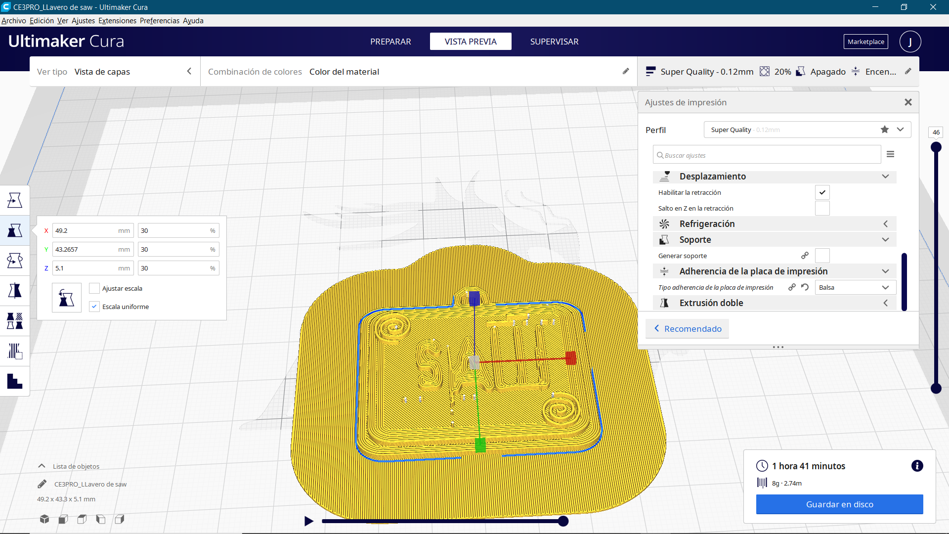 Free STL file SAW decoraiton key・Object to download and to 3D print・Cults