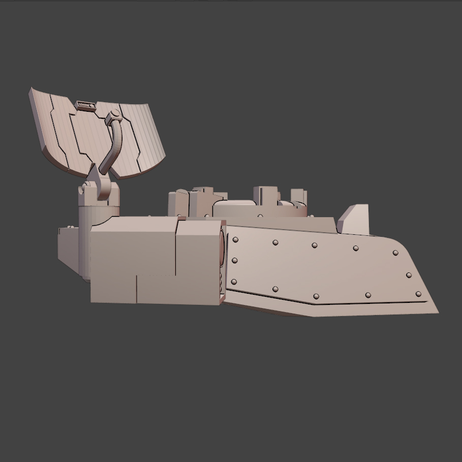 Free 3D file Main Battle Tank Comms Dish・3D print design to download・Cults
