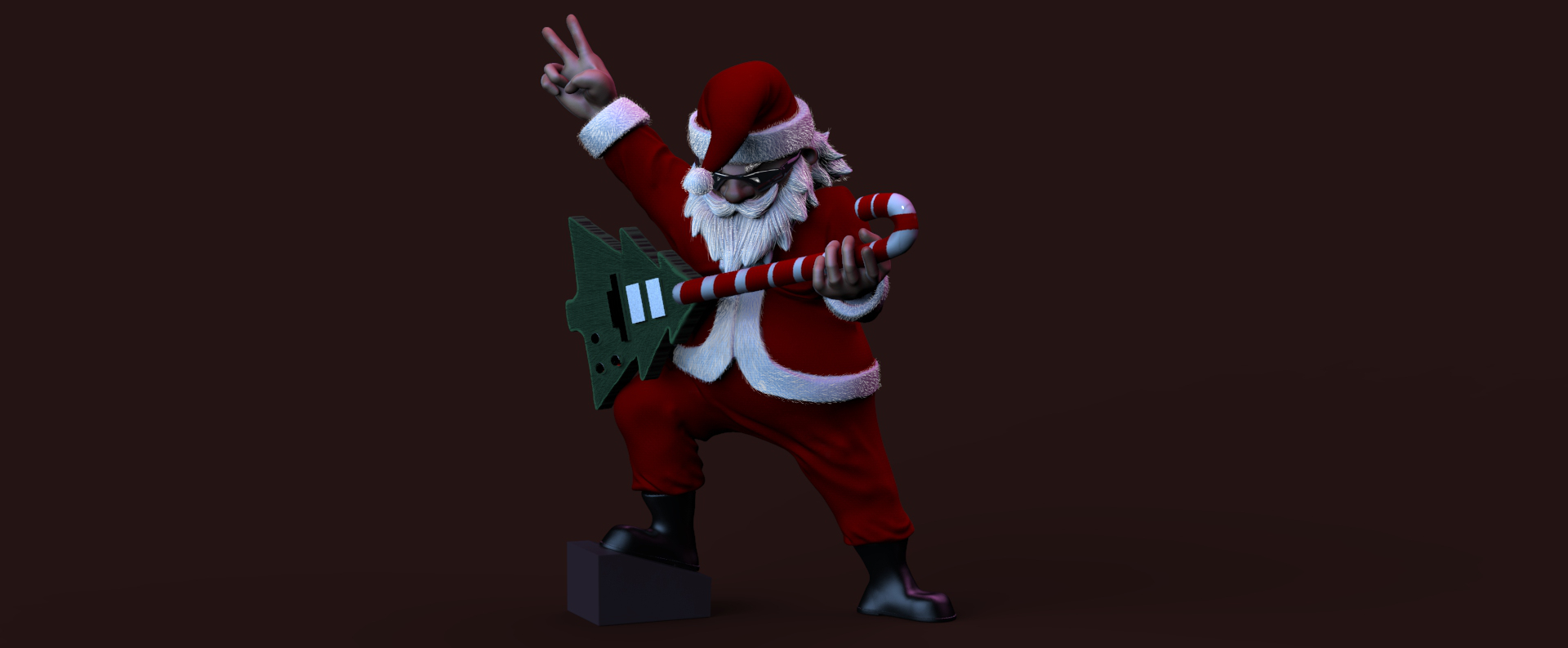 Free STL file Santa Rockero 🎅・3D print model to download・Cults