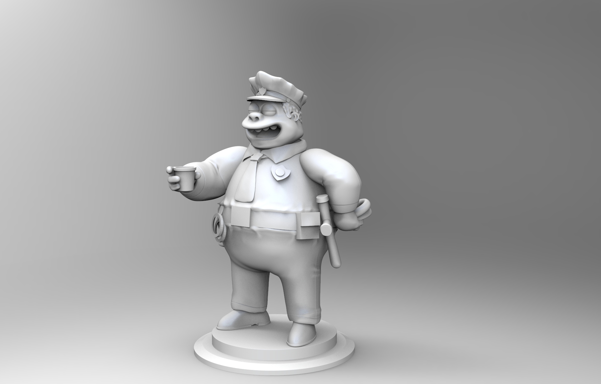 STL file Simpson Chief Gorgory 👽・3D printing model to download・Cults