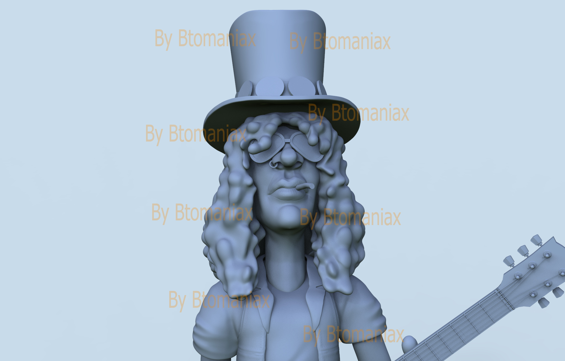 STL file Slash Guns and Roses 👽・3D print object to download・Cults