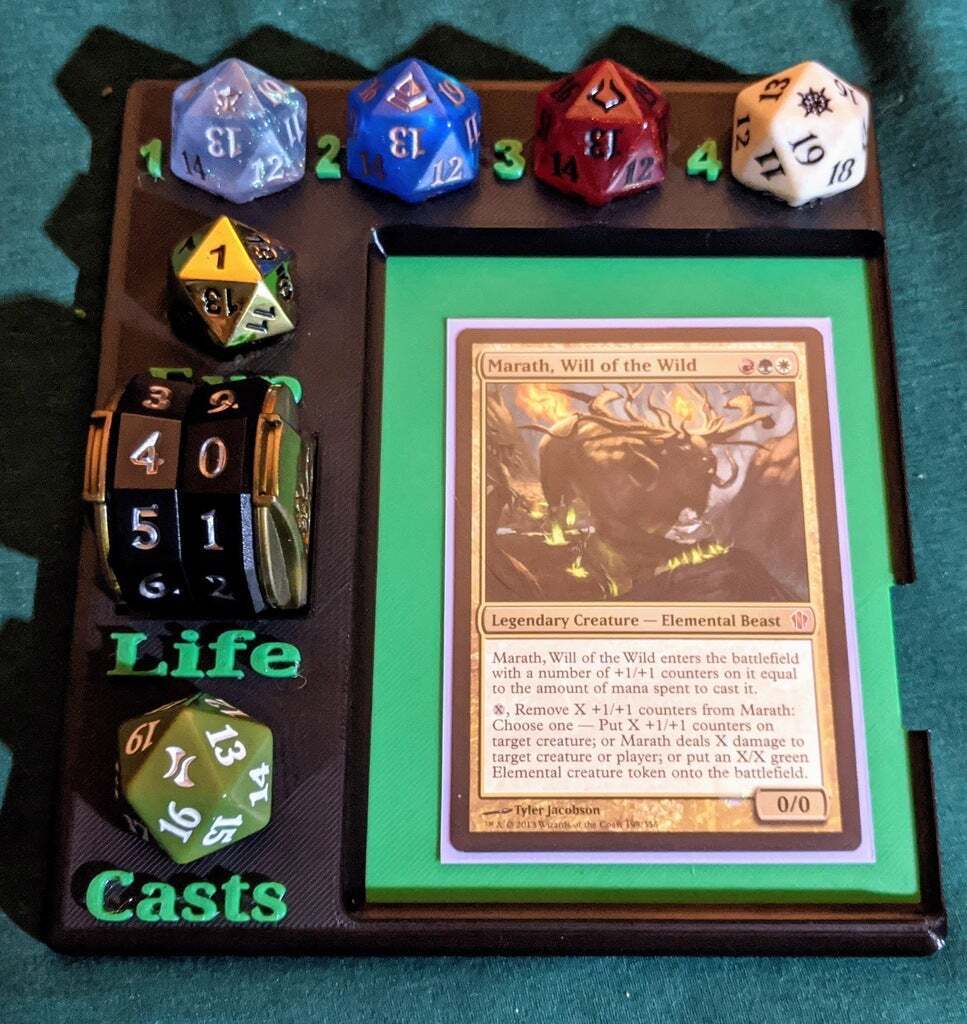 Free STL file Commander Damage Counter・3D printing model to download・Cults