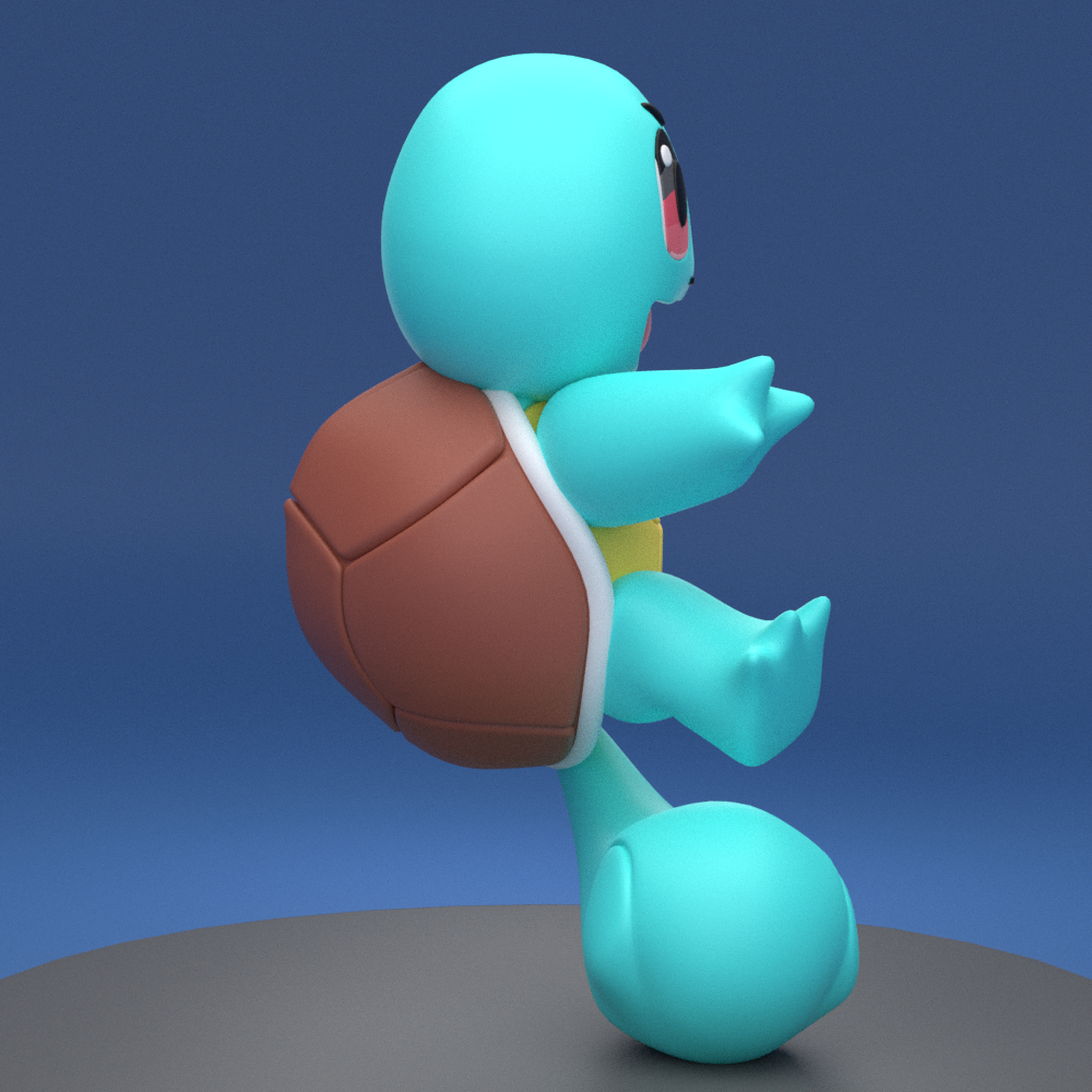 STL file Squirtle 👹・3D printer design to download・Cults