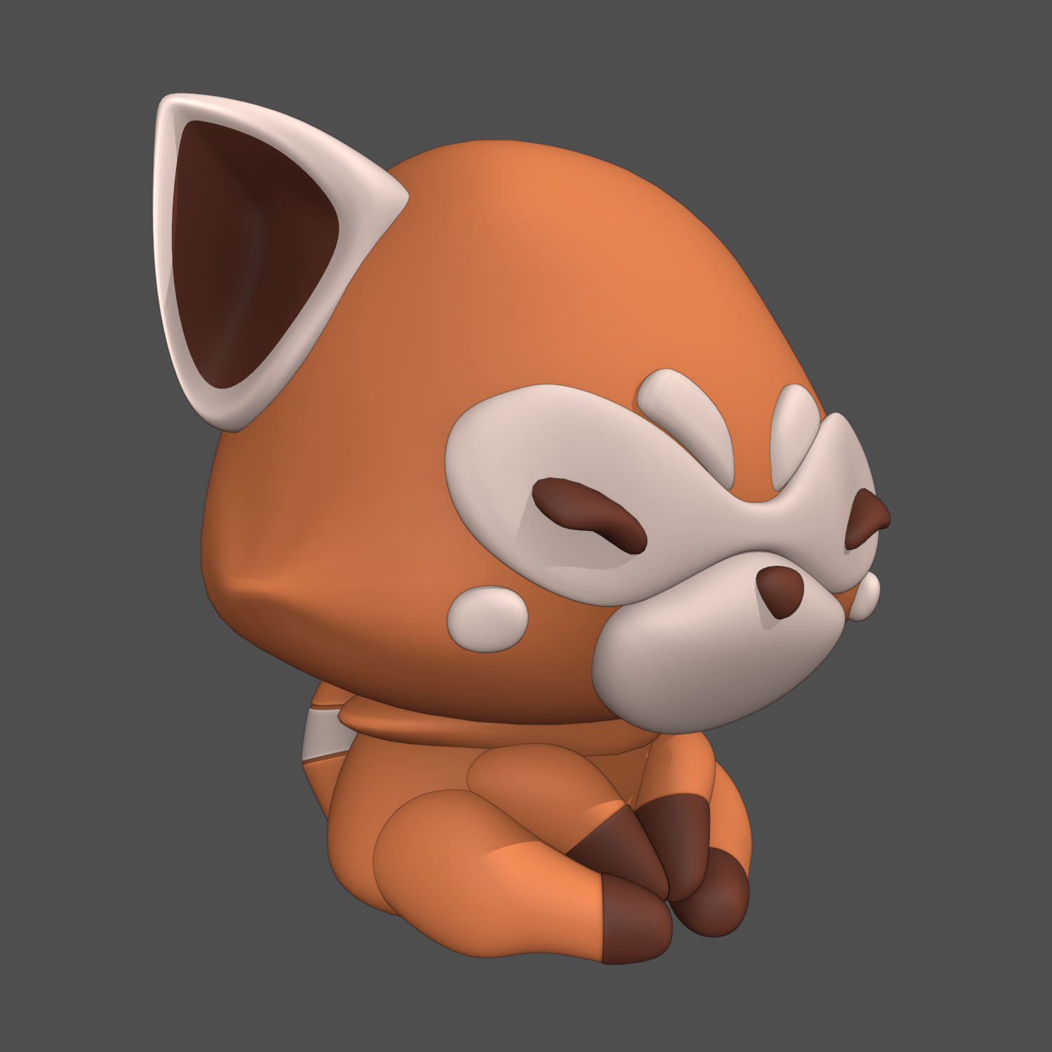 Archivo STL gratuito Mapache chibi 🐉・Objeto imprimible en 3D para ...