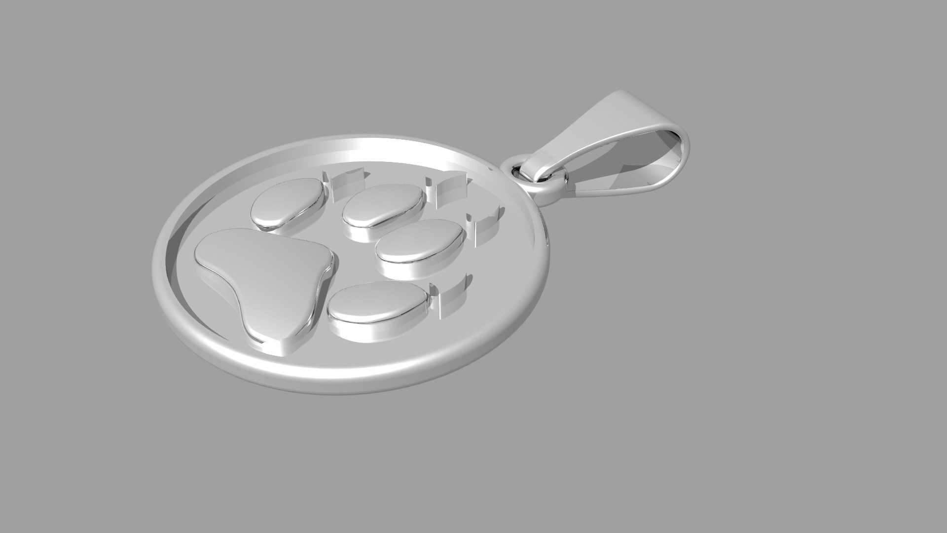 Файл STL Wolf Paw Pendant・Шаблон для 3D-печати для загрузки・Cults