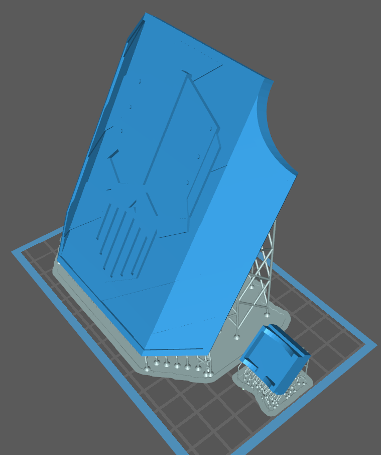 Free STL file Imperial Knight's Shield Iron Skull・Template to download ...