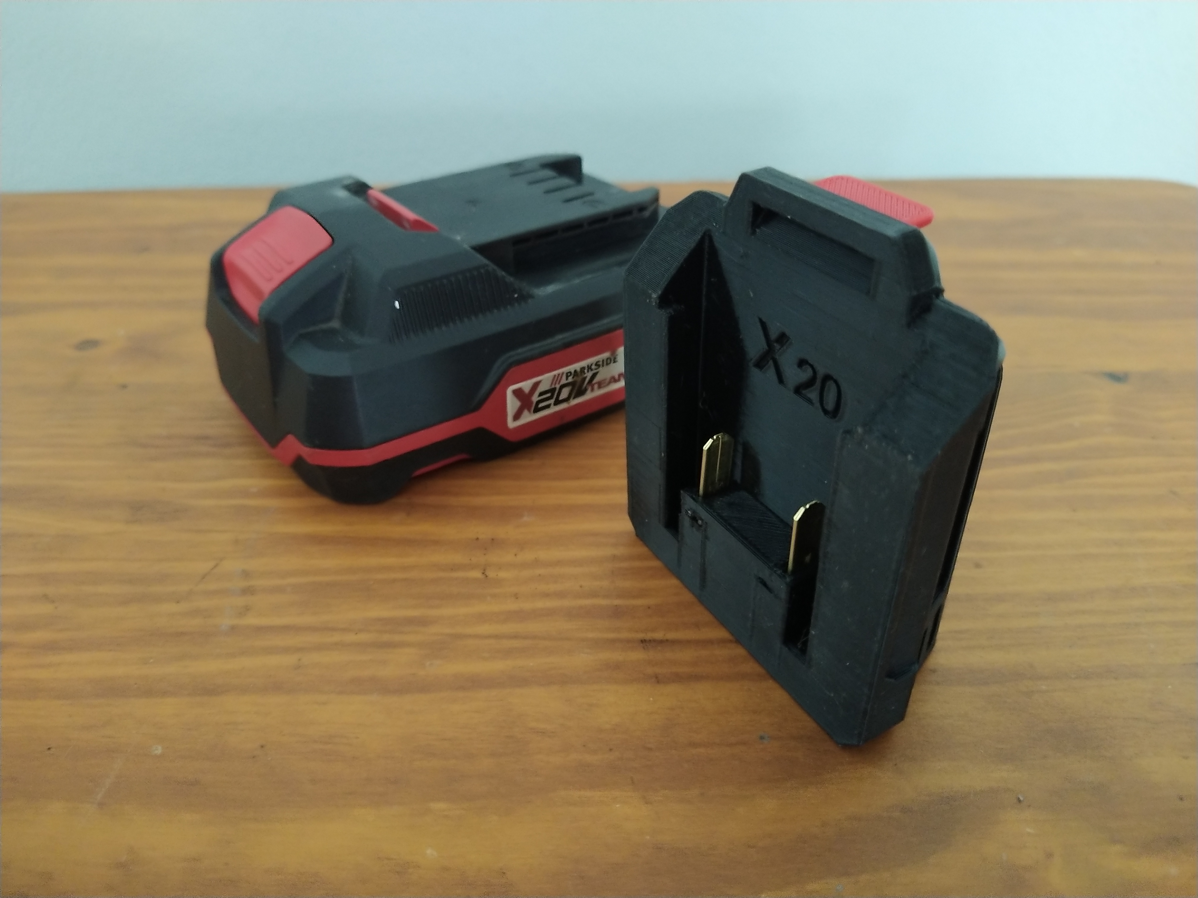 STL file Parkside x20 P0werbank Quick charge 🔋・Template to download and ...