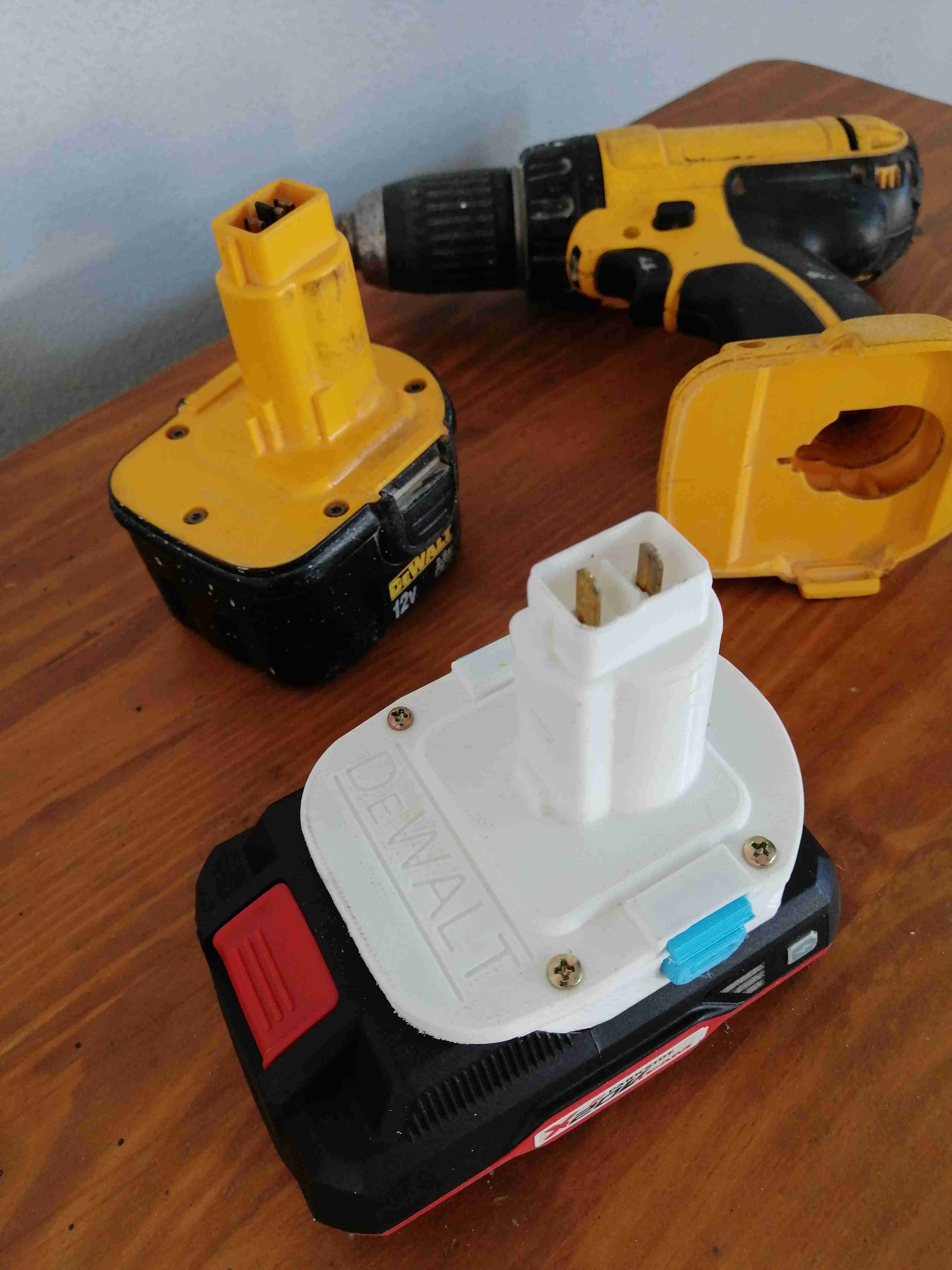 Free STL file Parkside x20 X12 to Dewalt 12v 🧞‍♂️・3D printer design to ...