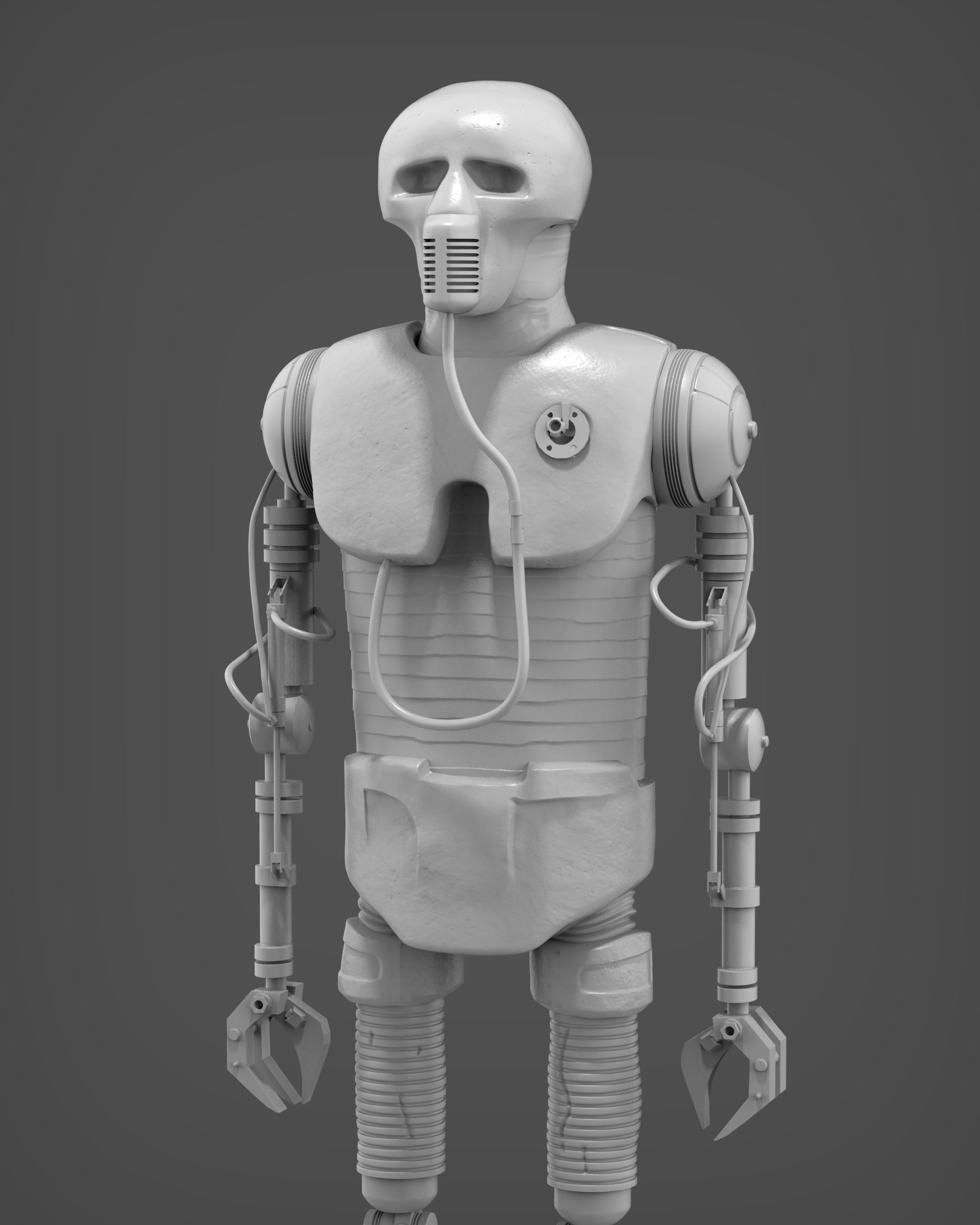 STL file 2-1b Medical Droid Star Wars 3d print model 3D print model ⚕️ ...