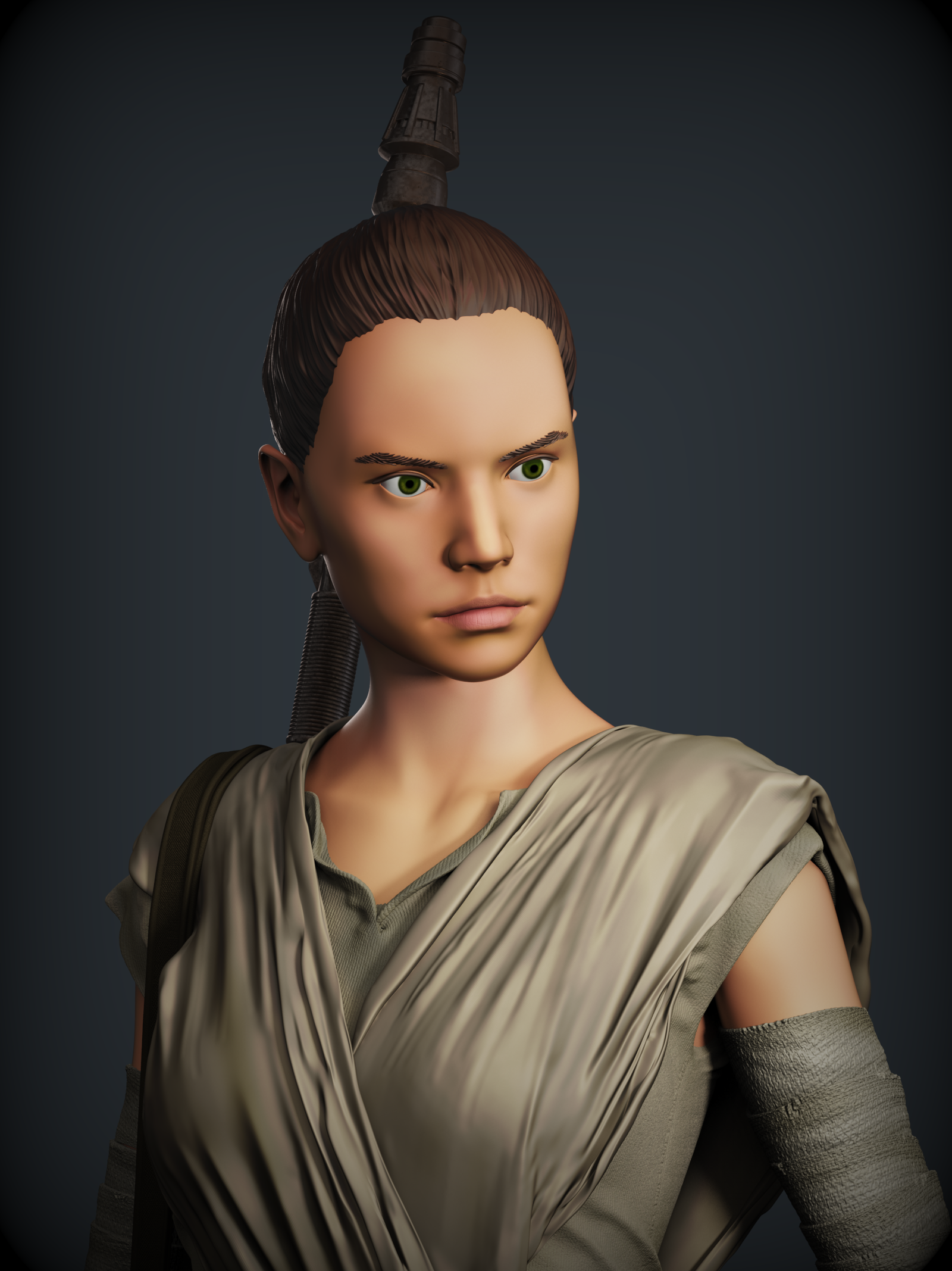 STL file Rey scavenger 3d print model ・3D print object to download・Cults