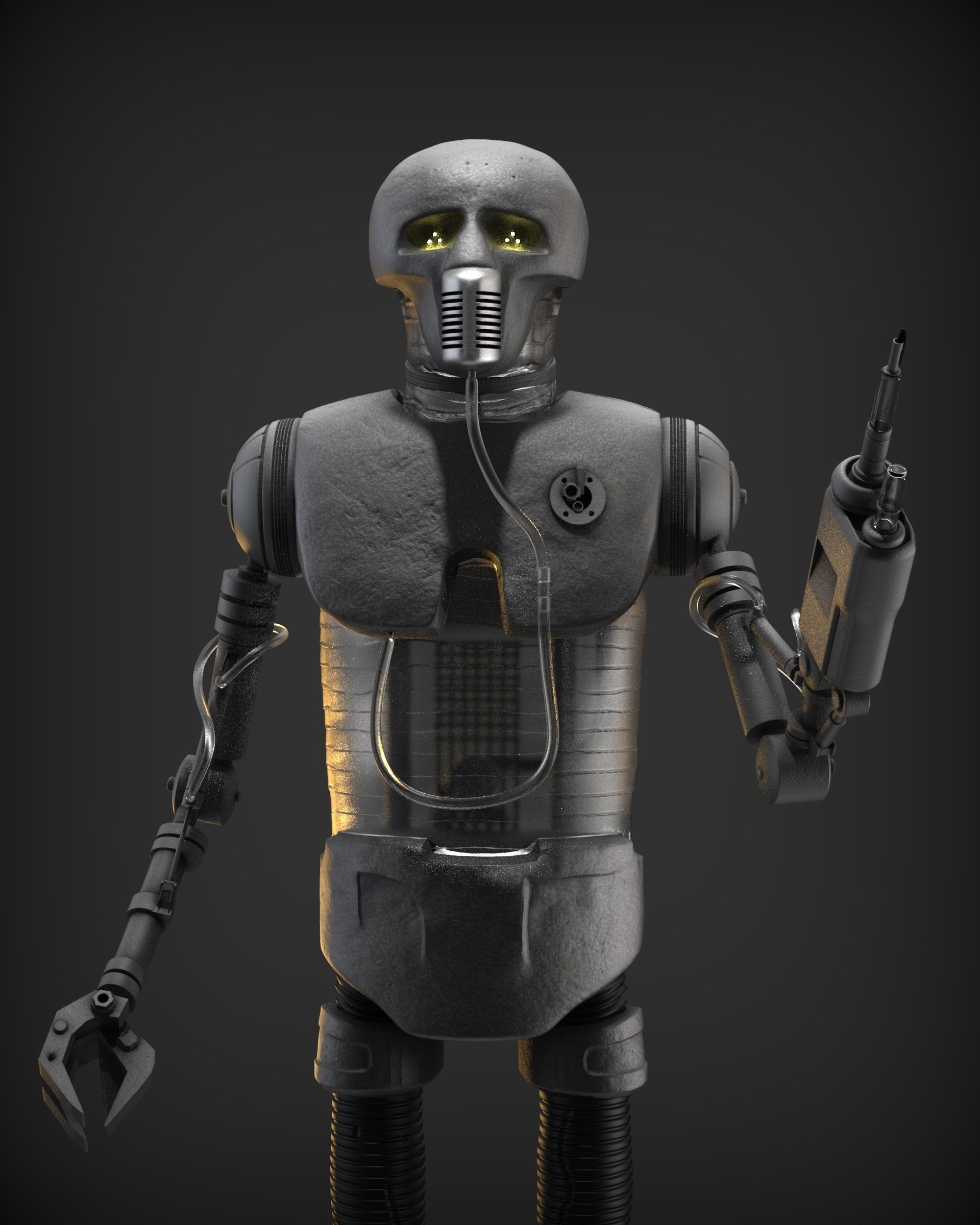 STL file 2-1b Medical Droid Star Wars 3d print model 3D print model ⚕️ ...