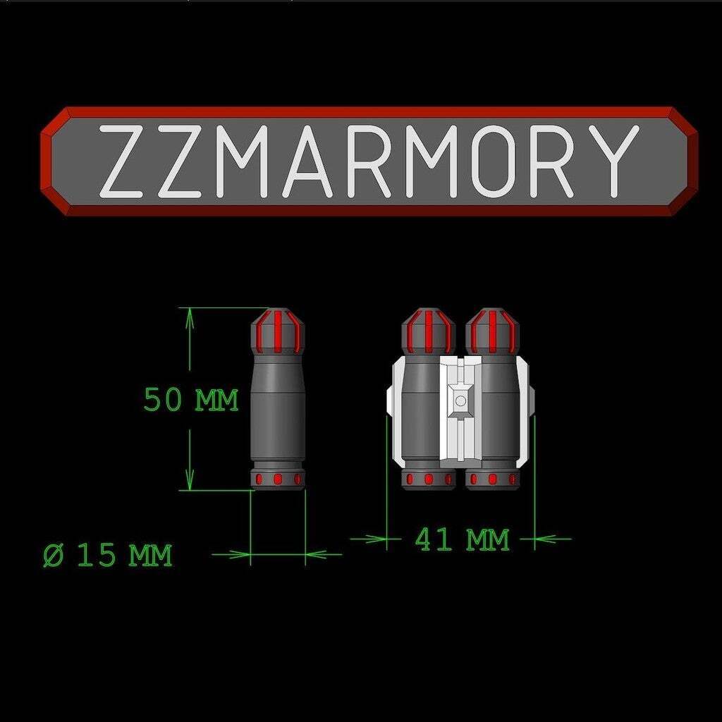 Free STL file SCI FI HEAVY SHELLS・3D print design to download・Cults