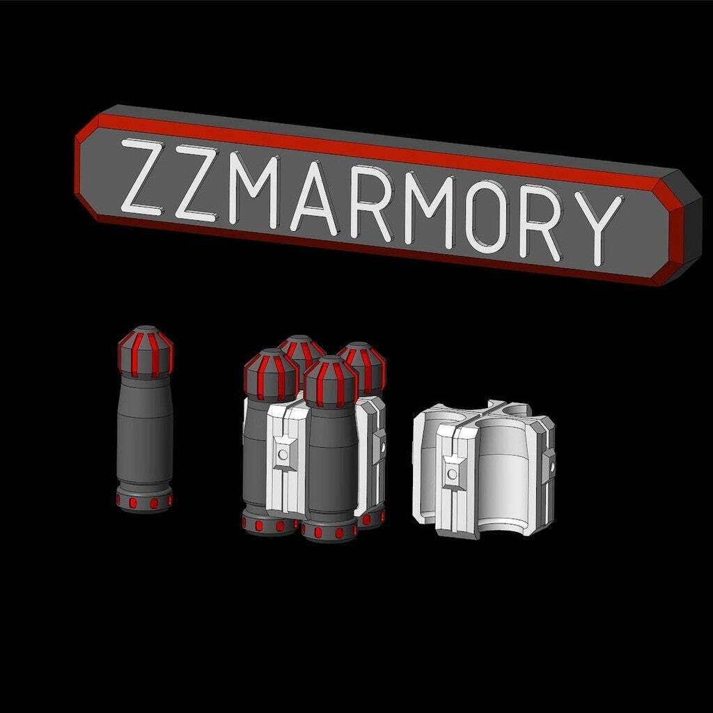 Free STL file SCI FI HEAVY SHELLS・3D print design to download・Cults