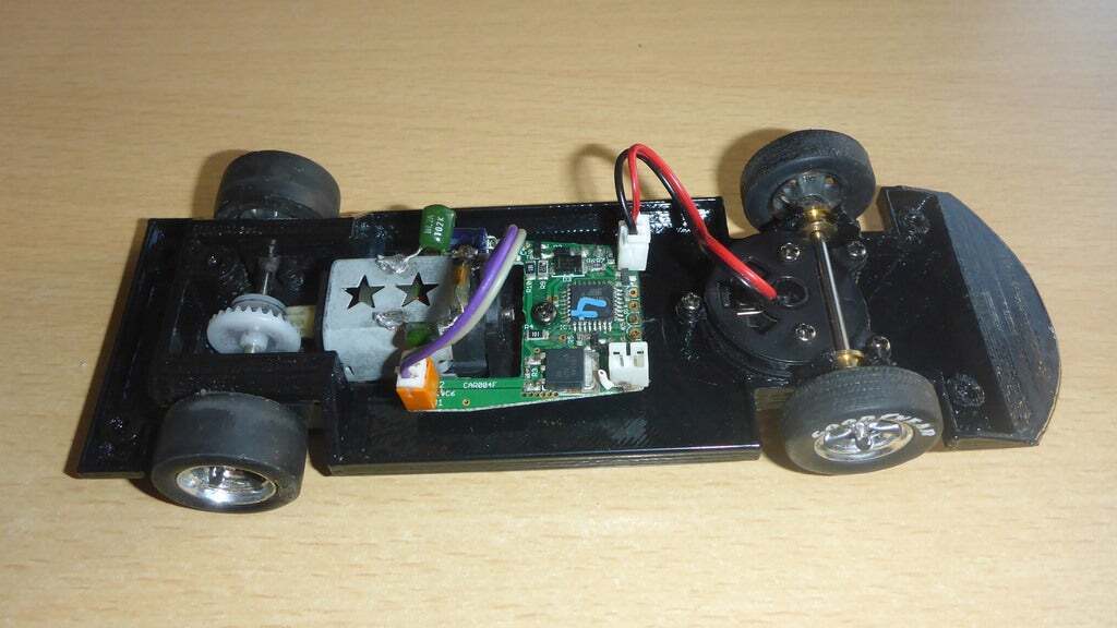 Free STL file Slot car chassis: DeathProof・3D print design to download ...