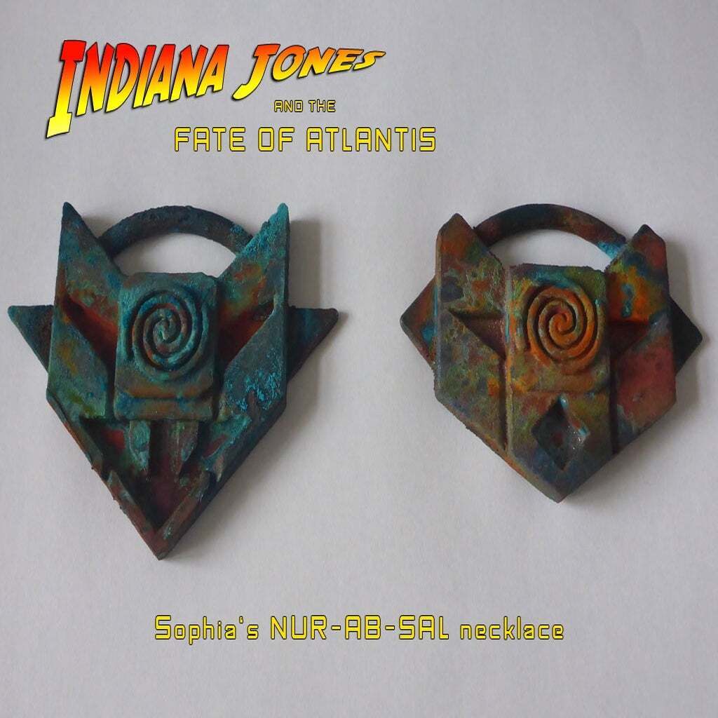 Free STL file Indiana Jones: Fate of Atlantis / Nur-Ab-Sal Medaillons ...