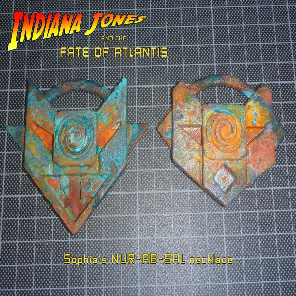 Free STL file Indiana Jones: Fate of Atlantis / Nur-Ab-Sal Medaillons ...