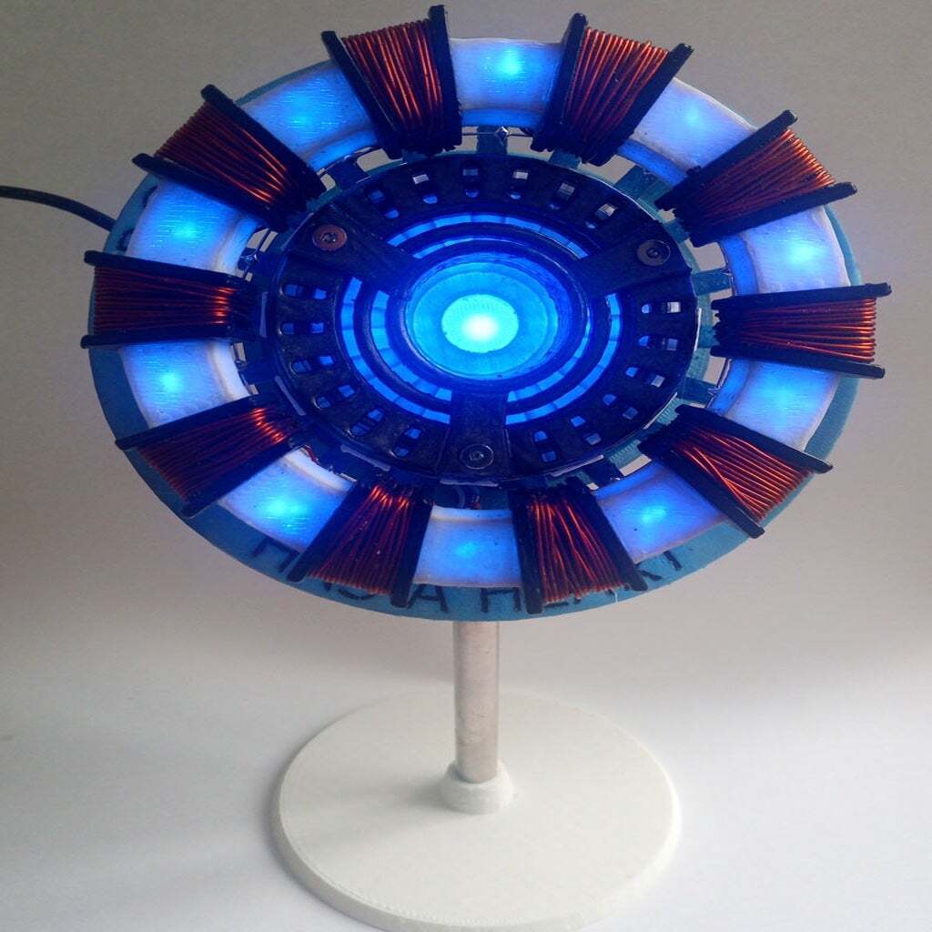 Бесплатный STL файл Iron Man Arc Reactor Mark I (Remixed) 👨・Идея 3D ...