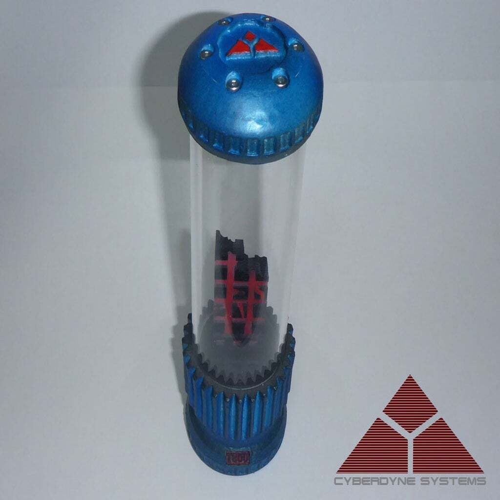 Fichier STL gratuit Cyberdyne Systems T-800 CPU Core avec conteneur en ...