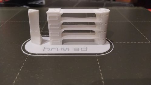 3D printer Temperature calibration tower brim3d V2 • made with Prusa ...