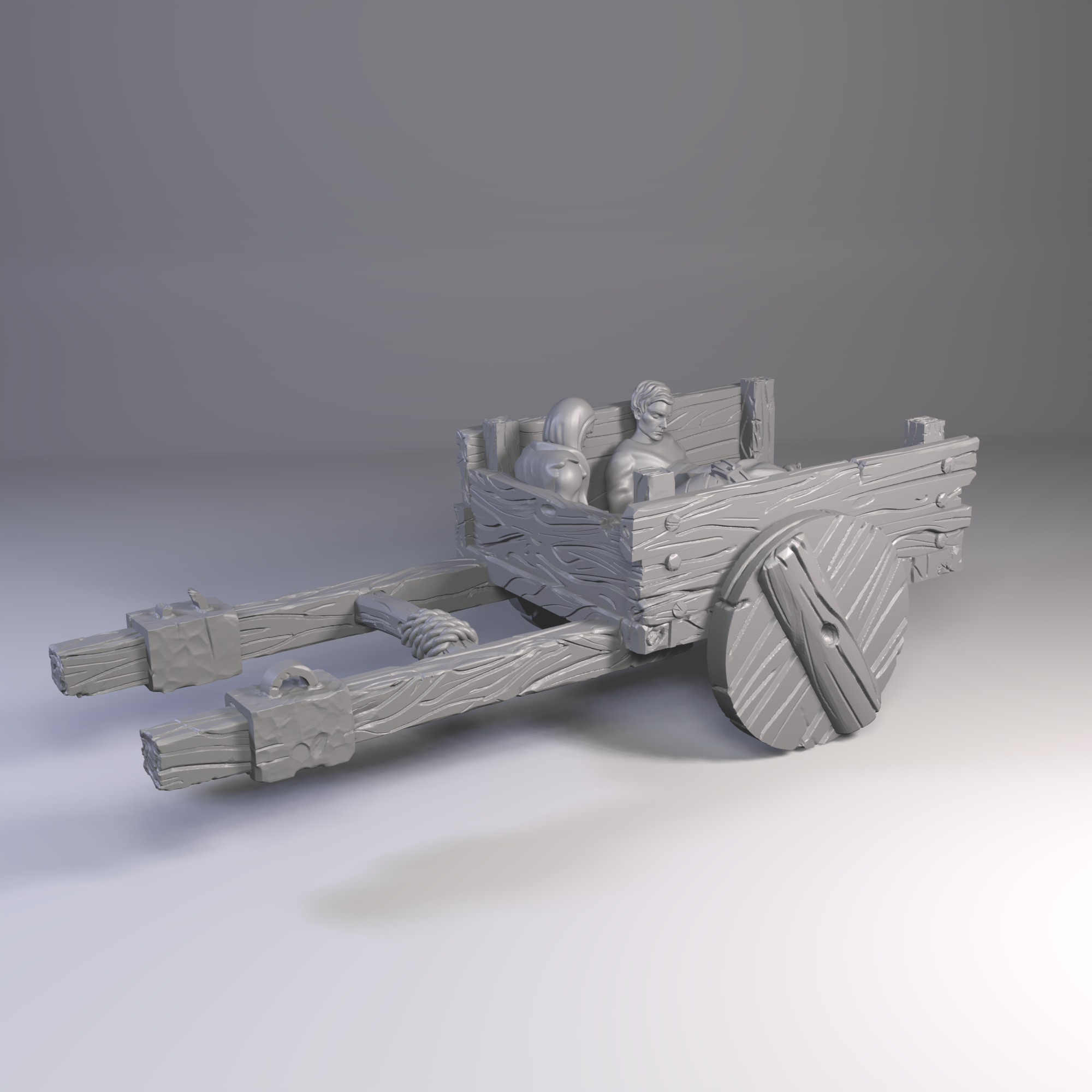 STL file Death Cart (Harvest of War)・3D printing model to download・Cults