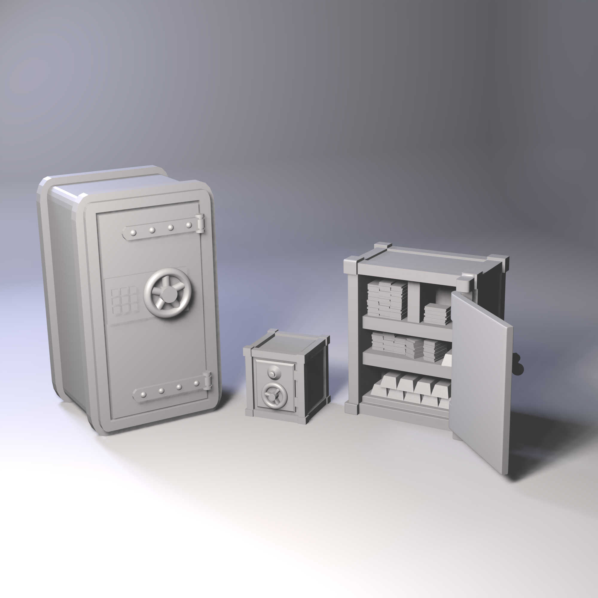 STL file Bank safes 🏦・3D print design to download・Cults