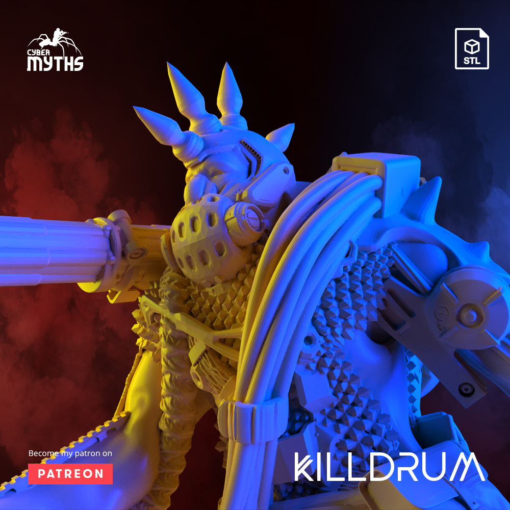 3D file Killdrum Cyber Myths・3D printable model to download・Cults