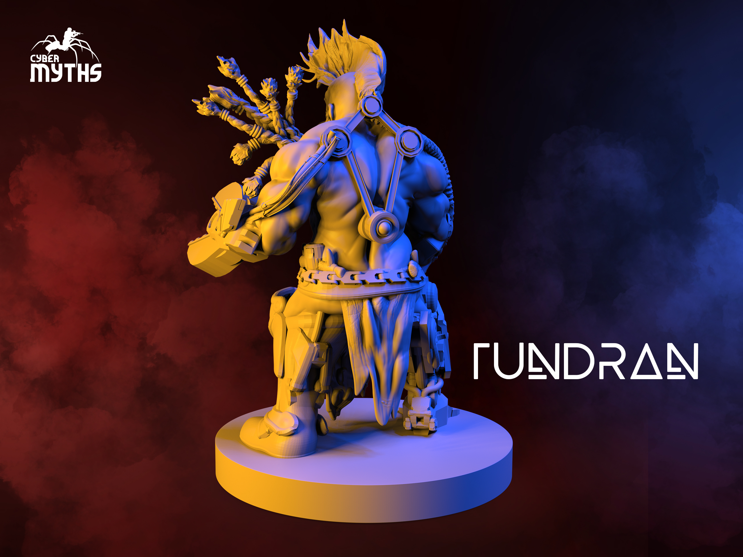 3D file Tundran Cyber Myths・3D printable model to download・Cults
