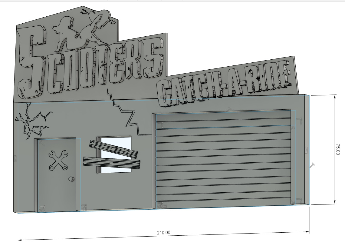 STL file Scooters Repair Garage・3D printer design to download・Cults