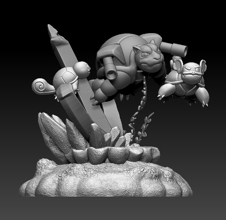 Archivo 3D Blastois en evolucion・Design para impresora 3D para ...