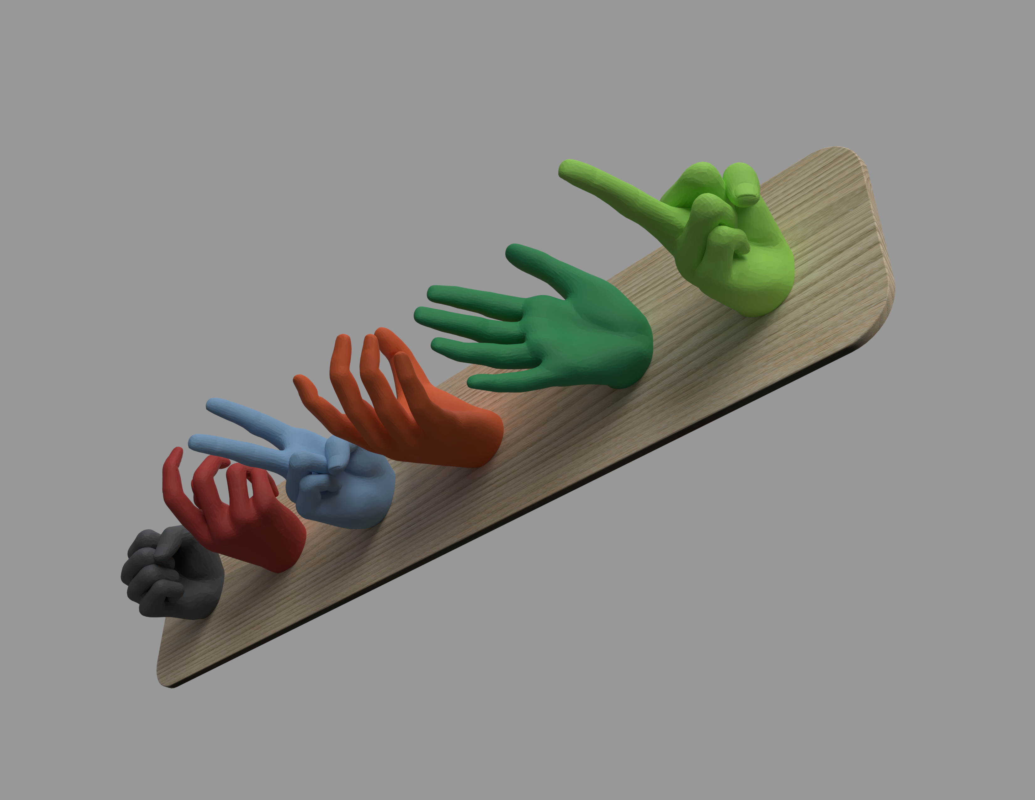 STL file Gotta Hand It To Em 041A・Template to download and 3D print・Cults