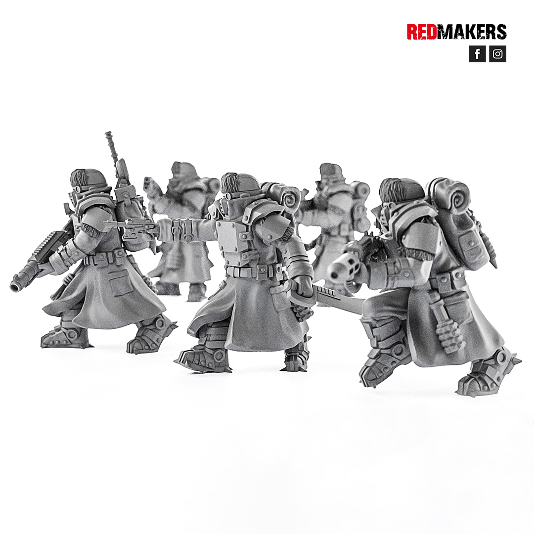 3D file Ice Warriors - Elite squad of the Imperial Force 🧊・3D print ...