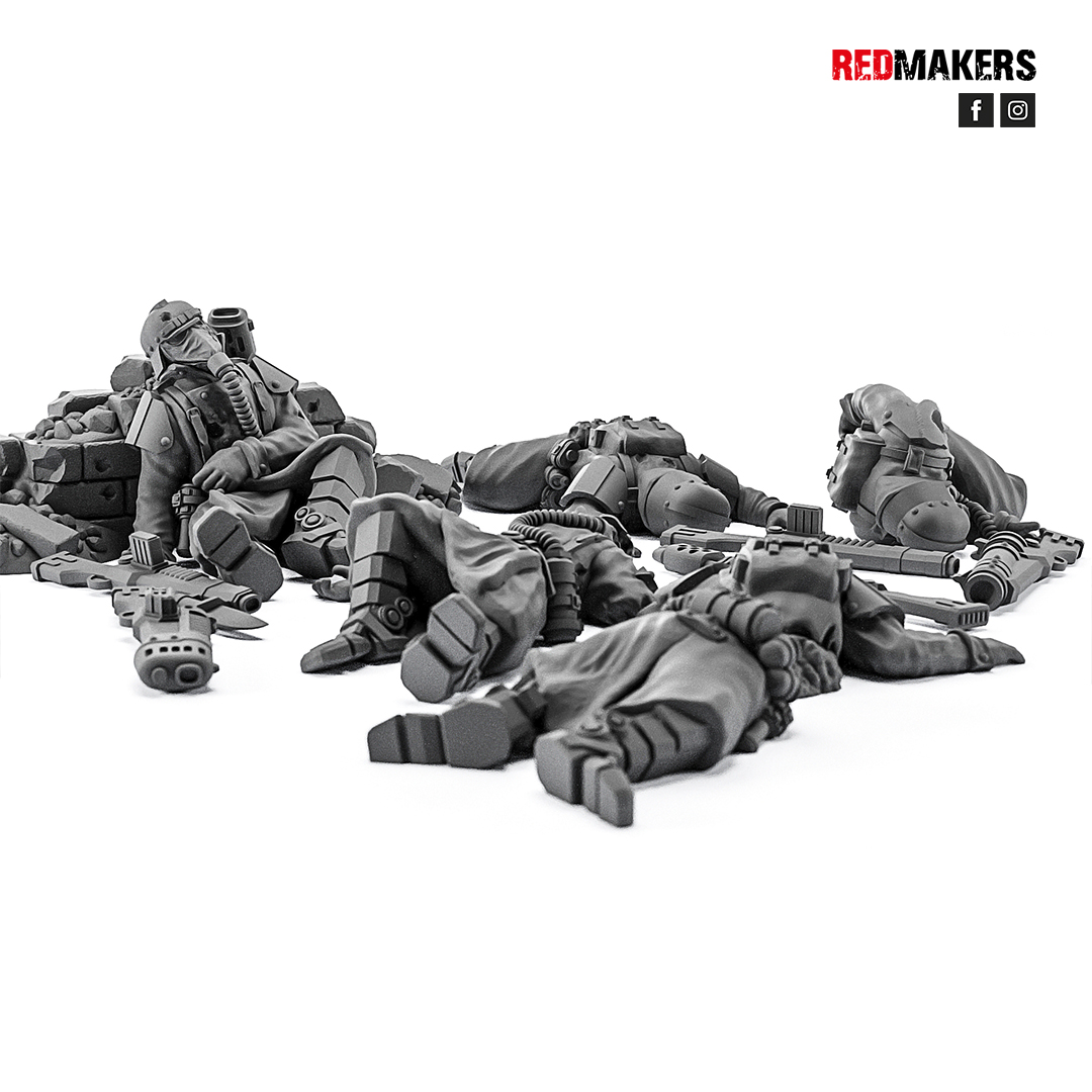 3D file Death Squad - Slain soldiers 💂・Design to download and 3D print ...