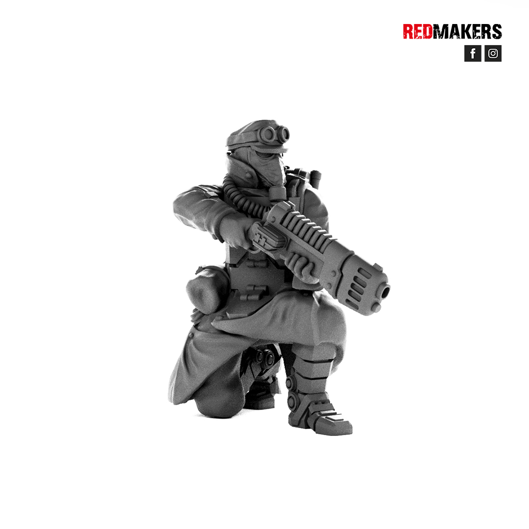 3D file Death Squad Engineers of the Imperial Force 🔨・3D printing ...