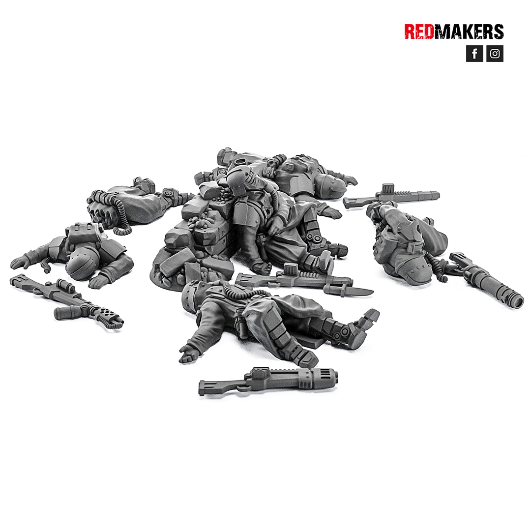 3D file Death Squad - Slain soldiers 💂・Design to download and 3D print ...
