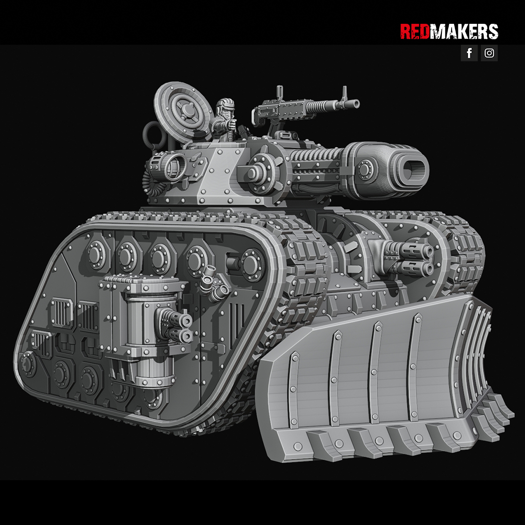 3D file Legendary Battle Tank - Imperial Force 🪖・3D printing template ...