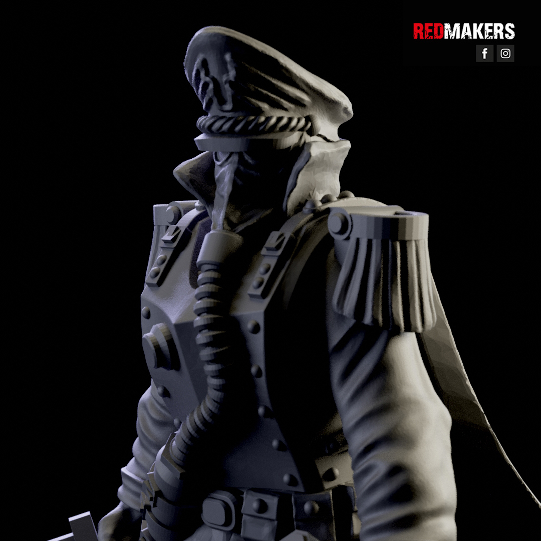 Free 3D file Commissar of the Imperial Force ⚔・3D printing design to ...