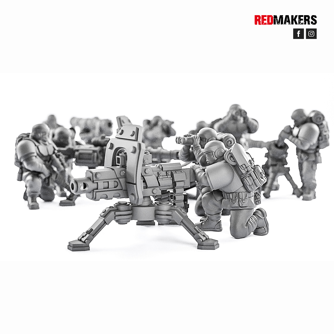 3D file Alpha troops - Heavy Support Squad of the Imperial Force・3D ...