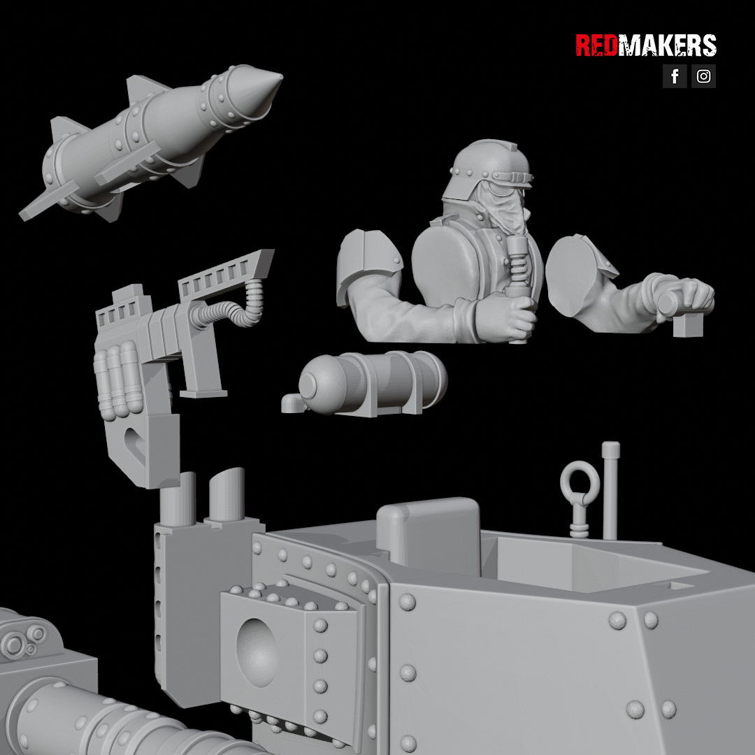 3D file Imperial force Light mech 🎲・3D printable design to download・Cults